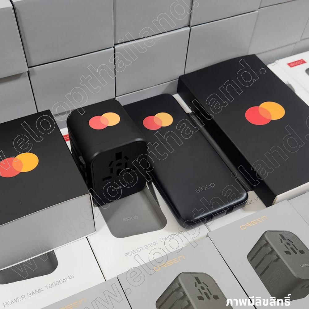 งานสกรีนพาวเวอร์แบงค์ ลูกค้าองค์กร Eloop E33 10000mAh – EloopThailand