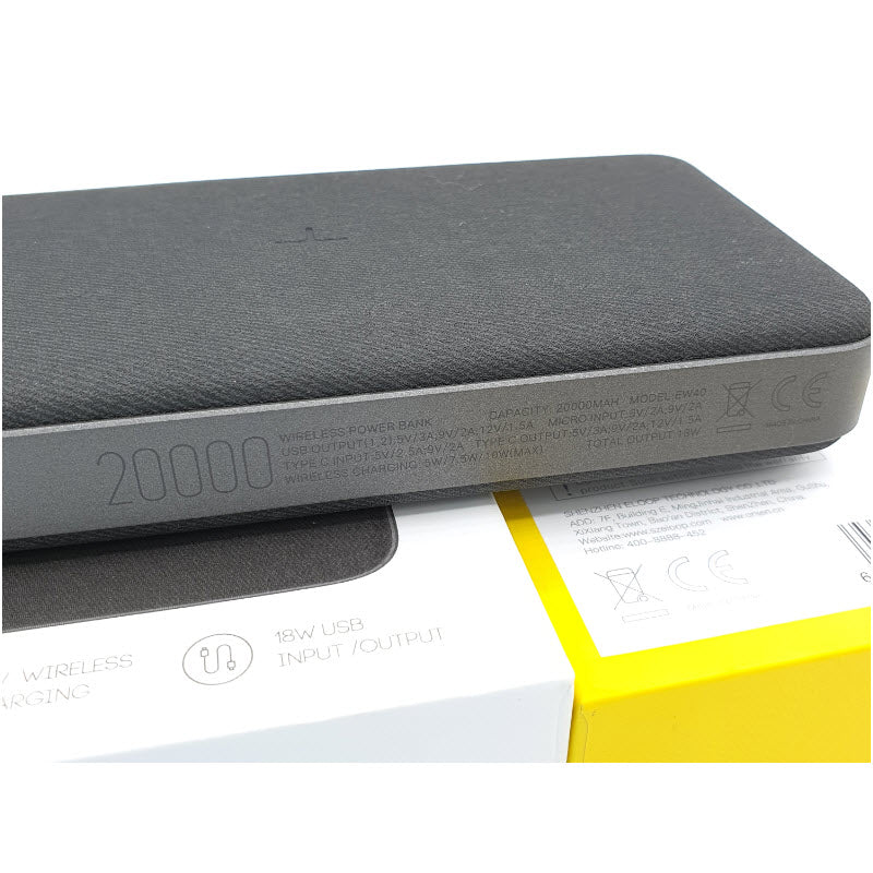 Eloop EW40 Powerbank 20000mAh Fast Charge 20W จัดส่งฟรี! – EloopThailand